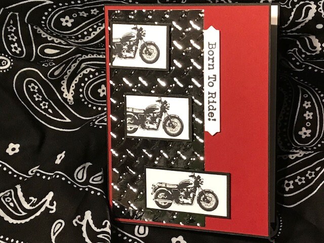Motorcycle Birthday Card - Etsy