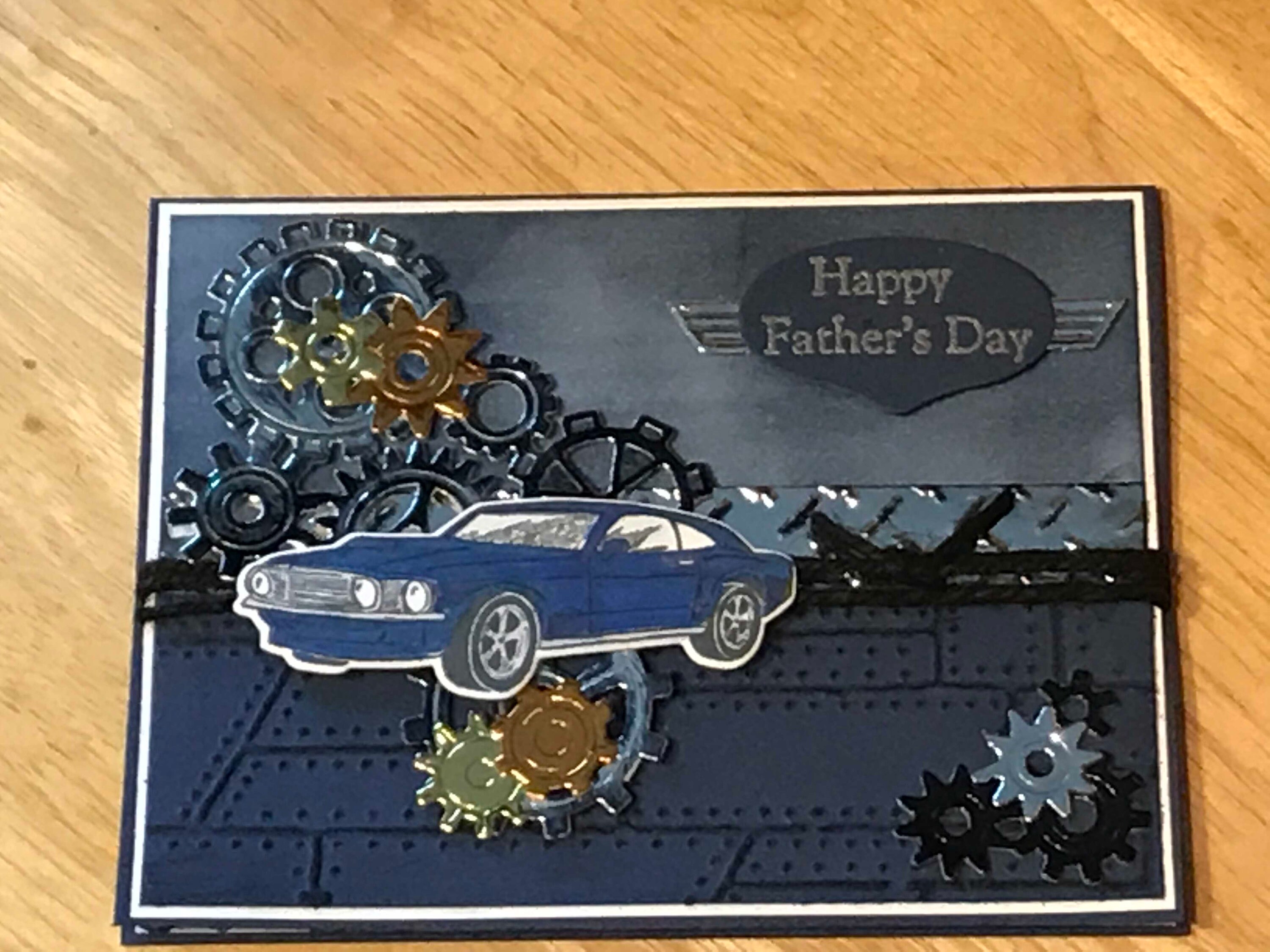 Birthday Card, Car Birthday Card, Father's Day Card, Car Themed Father ...