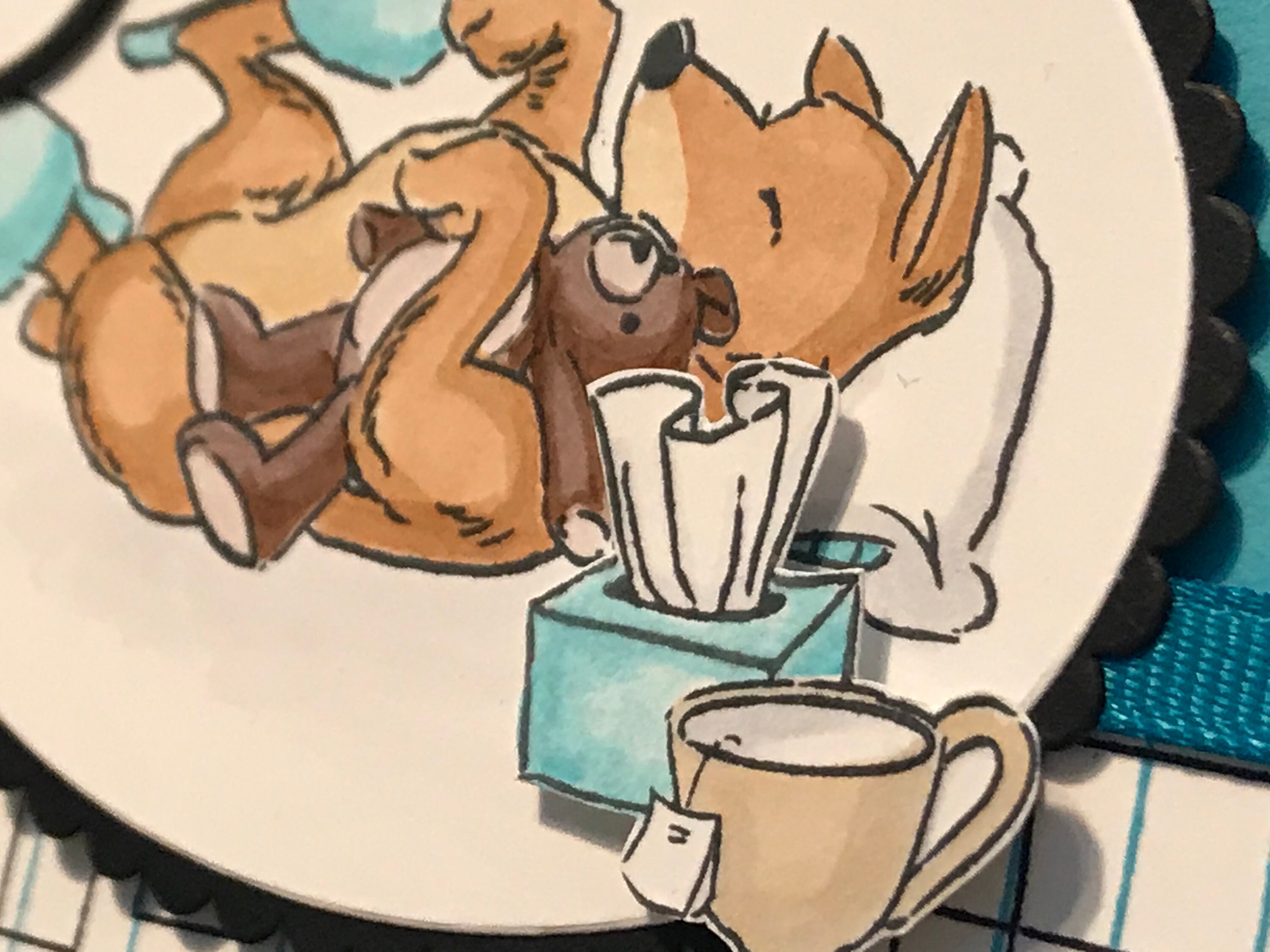 Cute Dog Themed Get Well Soon Card | Etsy