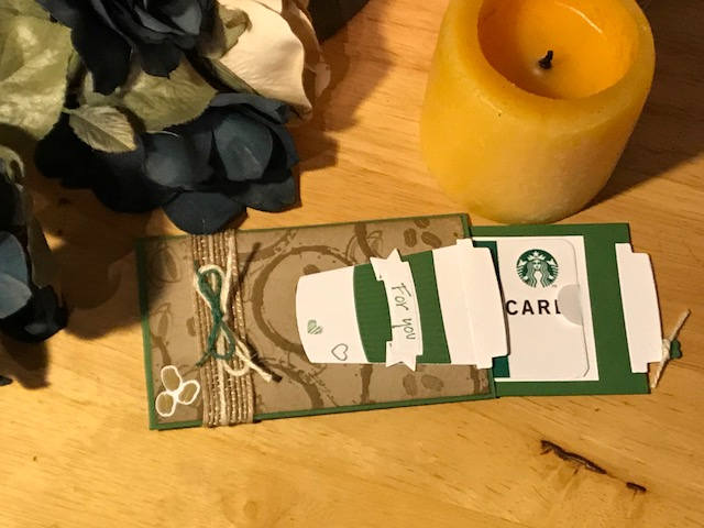 Coffee Themed Gift Card Holder Card - Etsy