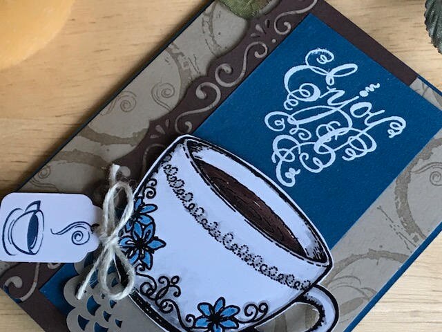 Coffee Themed Note Card - Etsy