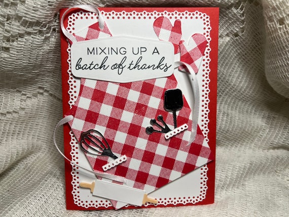 Baking Themed Thank You Card - Etsy