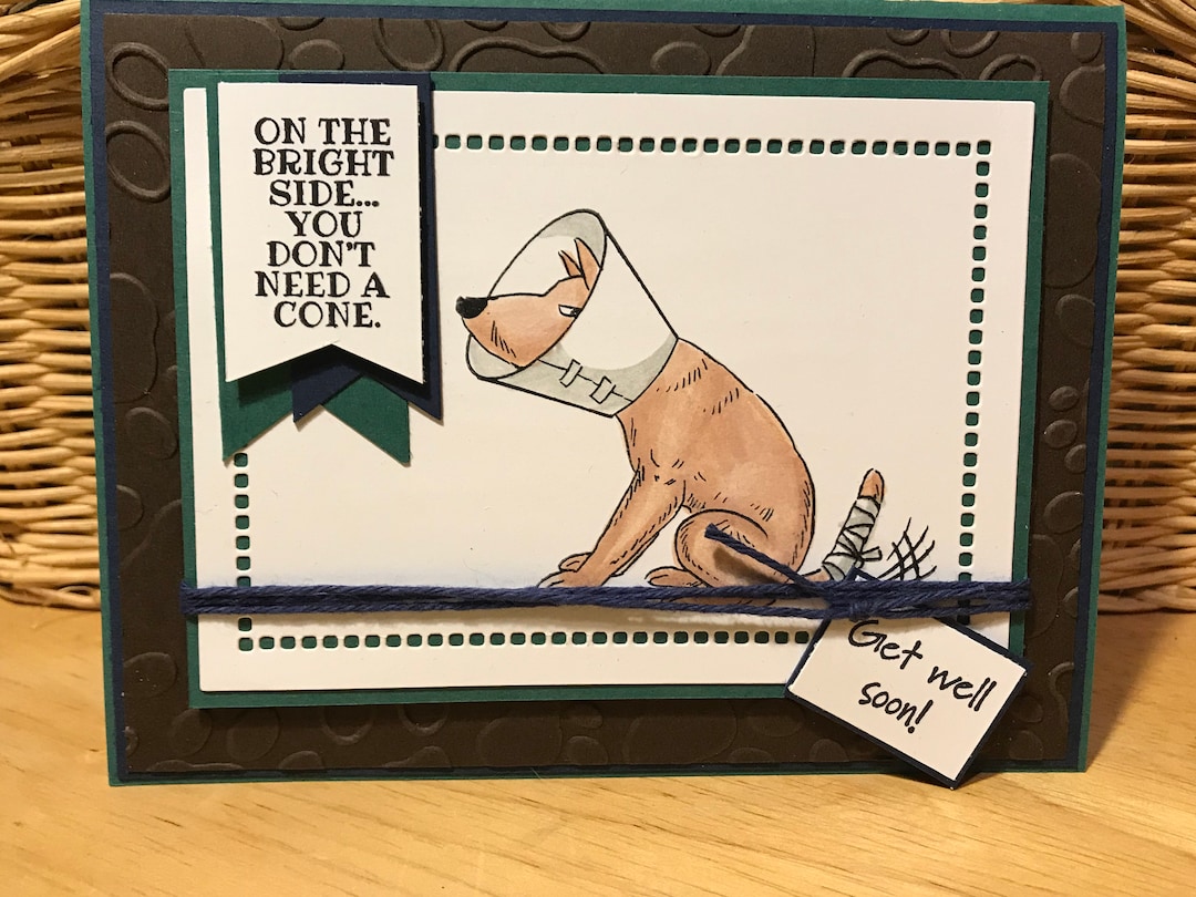 Funny Dog-themed Get Well Soon Card - Etsy