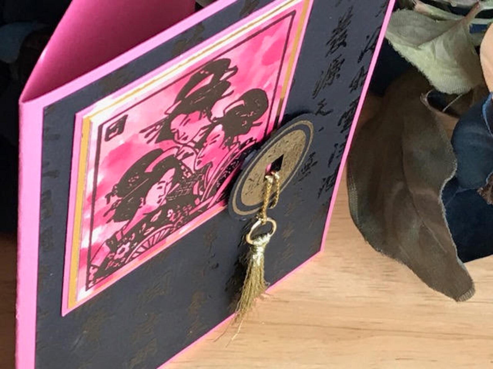 Asian Themed Note Card, Oriental Themed Note Card, Chinese Note Card - Etsy