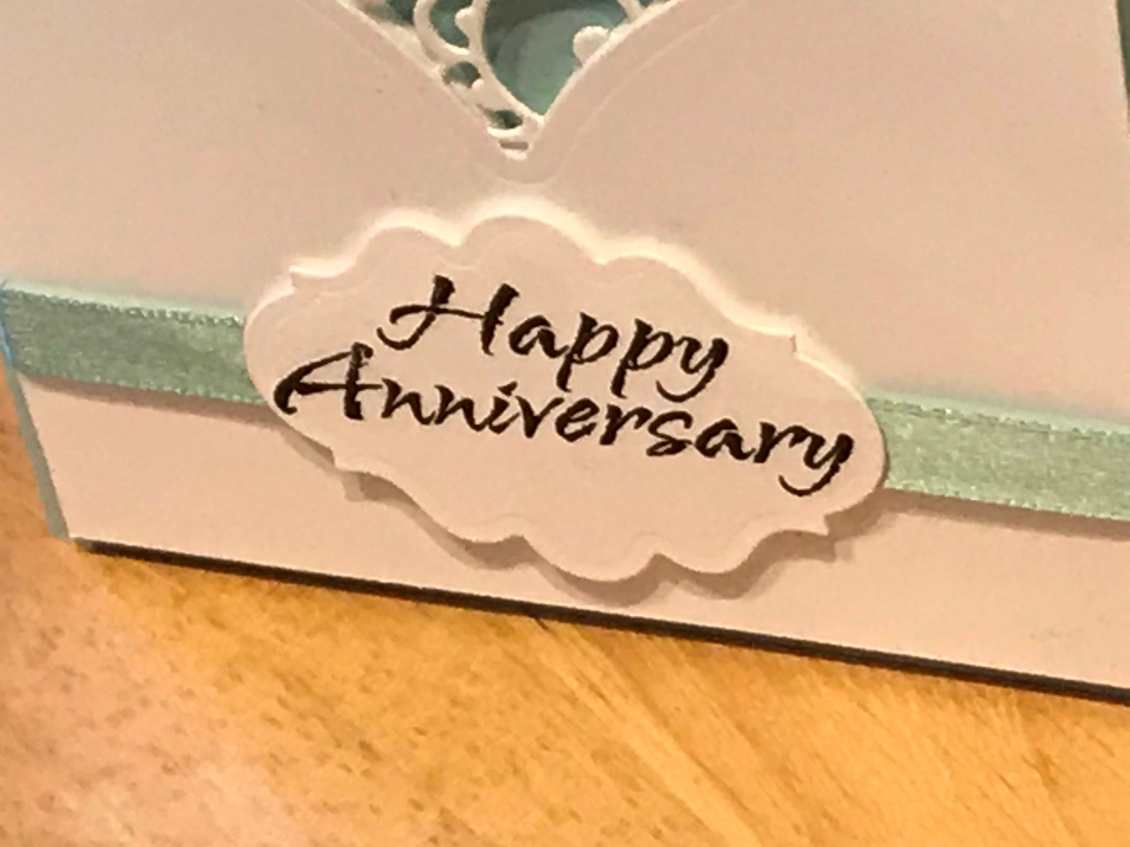 Fancy Happy Anniversary Card - Etsy