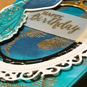 Peacock Birthday Card, Peacock Themed Card, Birthday Day, Peacock ...