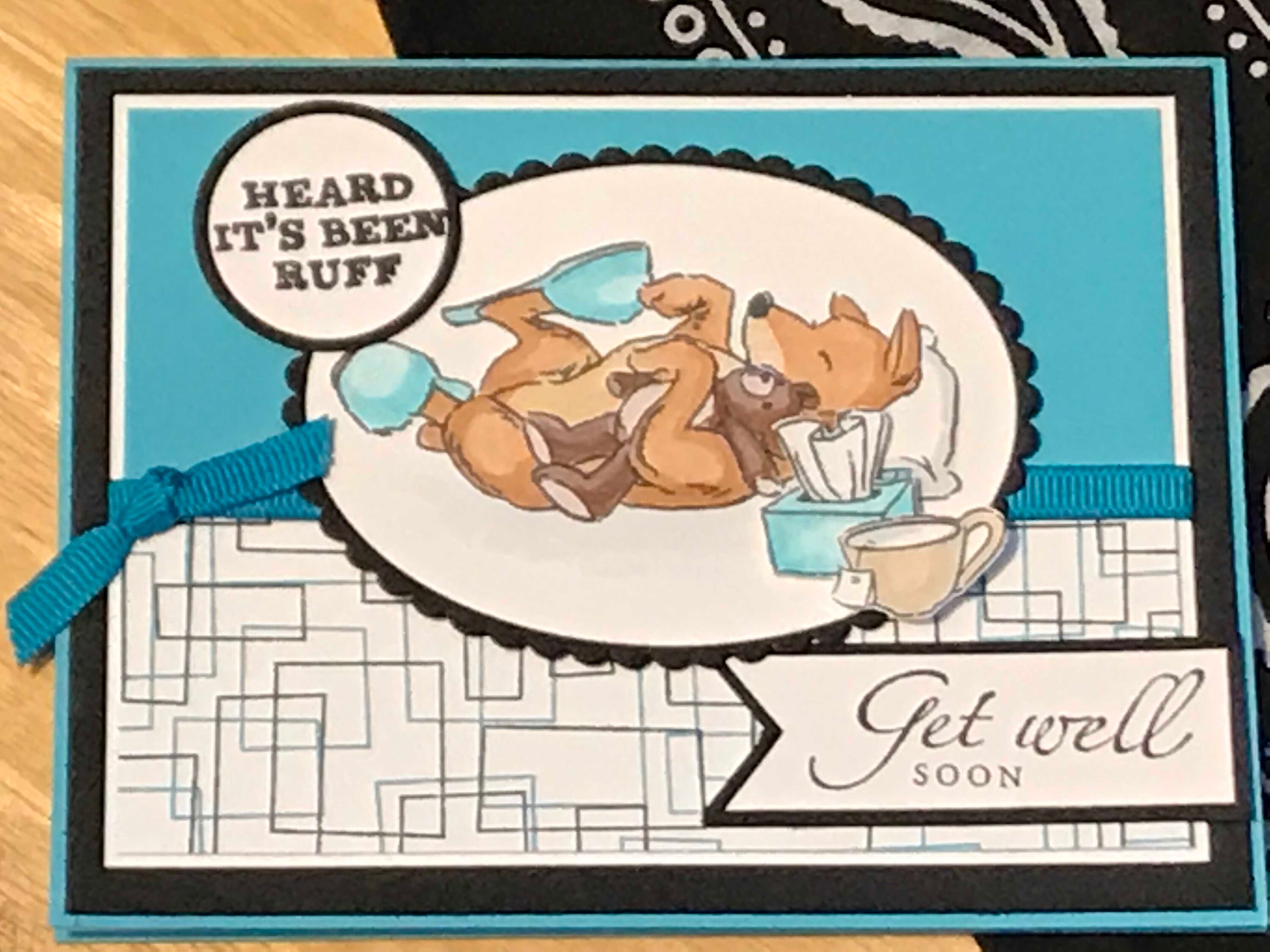 Cute Dog Themed Get Well Soon Card - Etsy