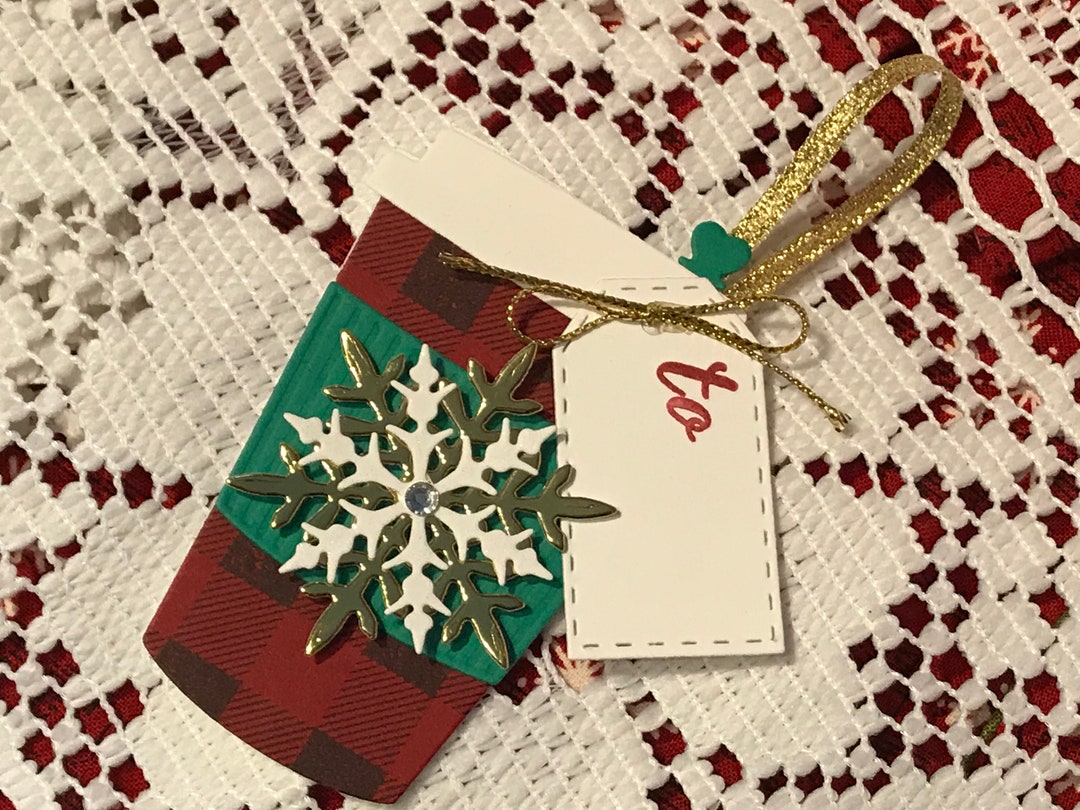 Set of Christmas Package Tags, Coffee Themed Christmas Present Tag - Etsy