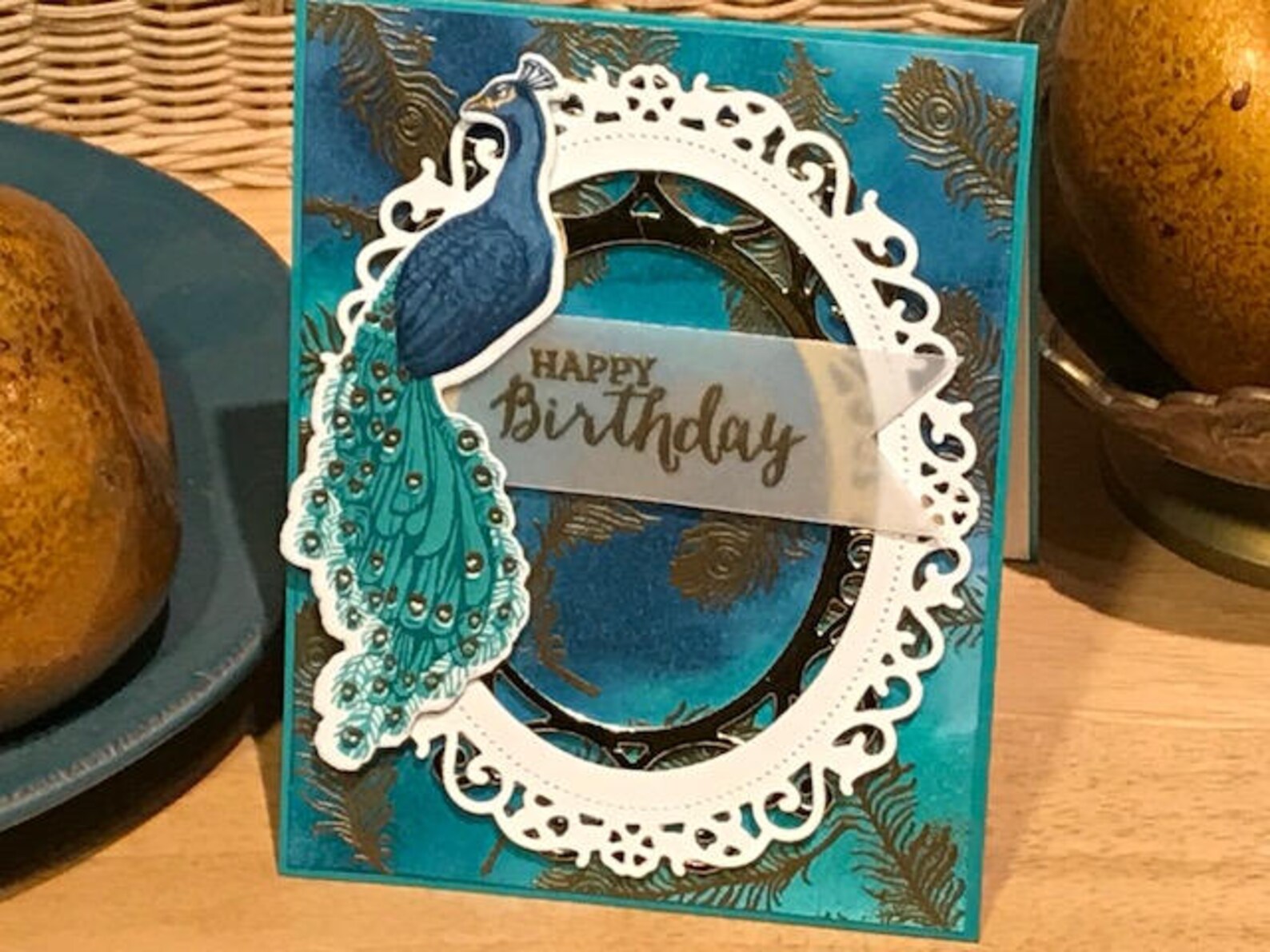 Peacock Birthday Card, Peacock Themed Card, Birthday Day, Peacock ...
