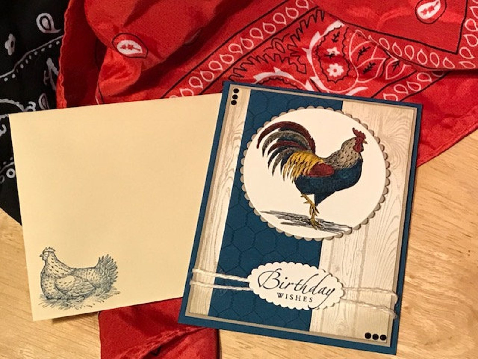 Rooster Birthday Card, Birthday Wishes Card, Farm Birthday Card ...
