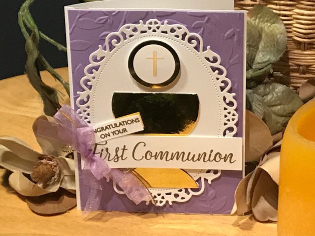 Congratulations on Your First Communion - Etsy