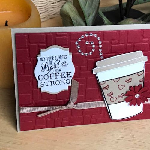 Coffee Themed Note Card - Etsy