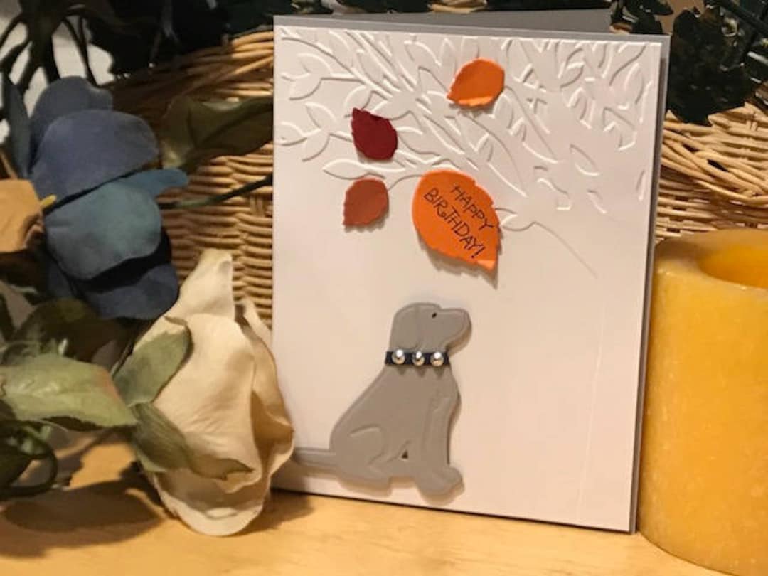 Dog Themed Birthday Card - Etsy