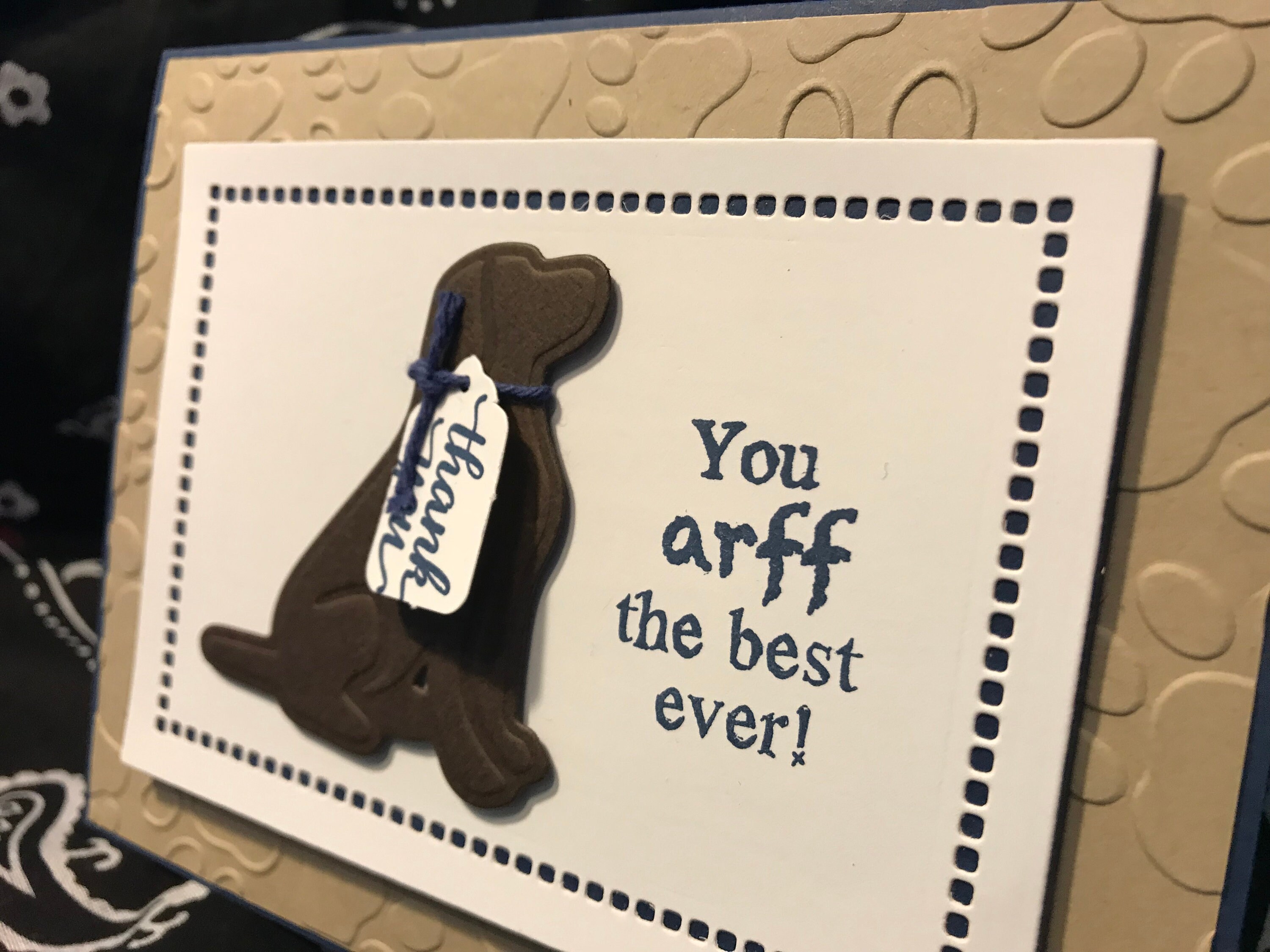 Thank You Card Dog Themed Thank You Card Cute Dog Thank You - Etsy