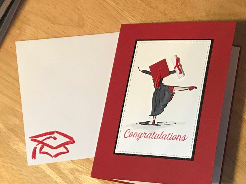 Graduation Card for Her, Congratulations Graduation Card, - Etsy