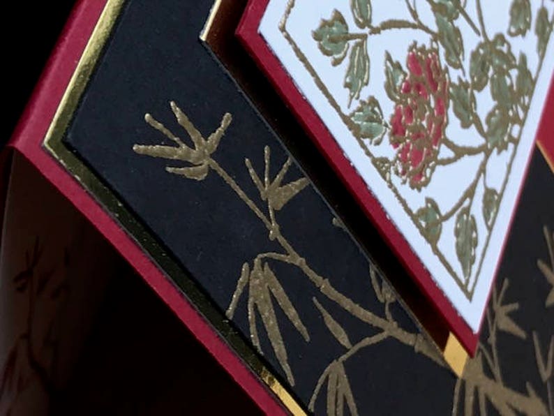 Asian or Oriental Themed Note Card | Etsy