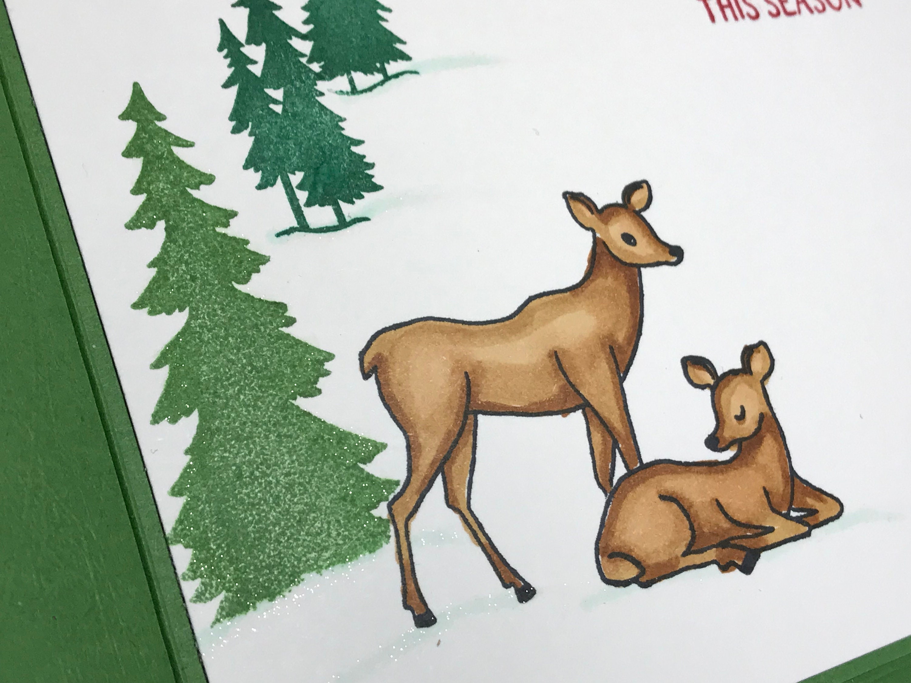 Merry Christmas Fun-fold Card - Etsy