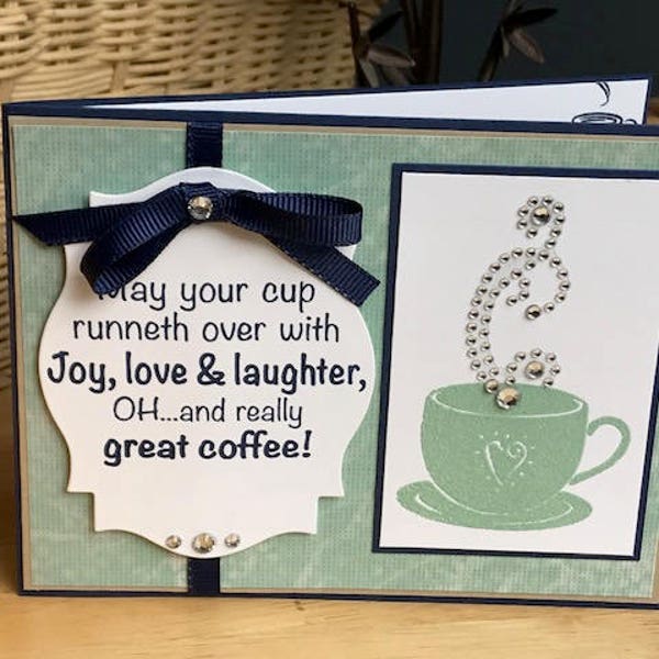 Coffee Note Card - Etsy