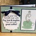 Coffee Themed Note Card, Coffee Note Card - Etsy