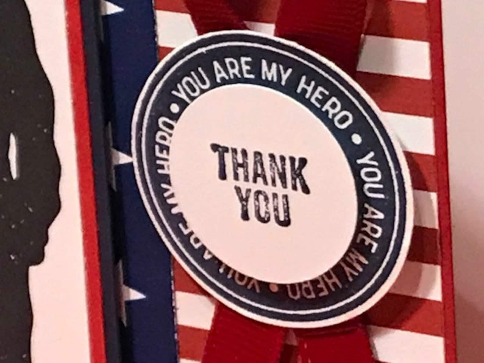 Thank You for Your Military Service Card - Etsy