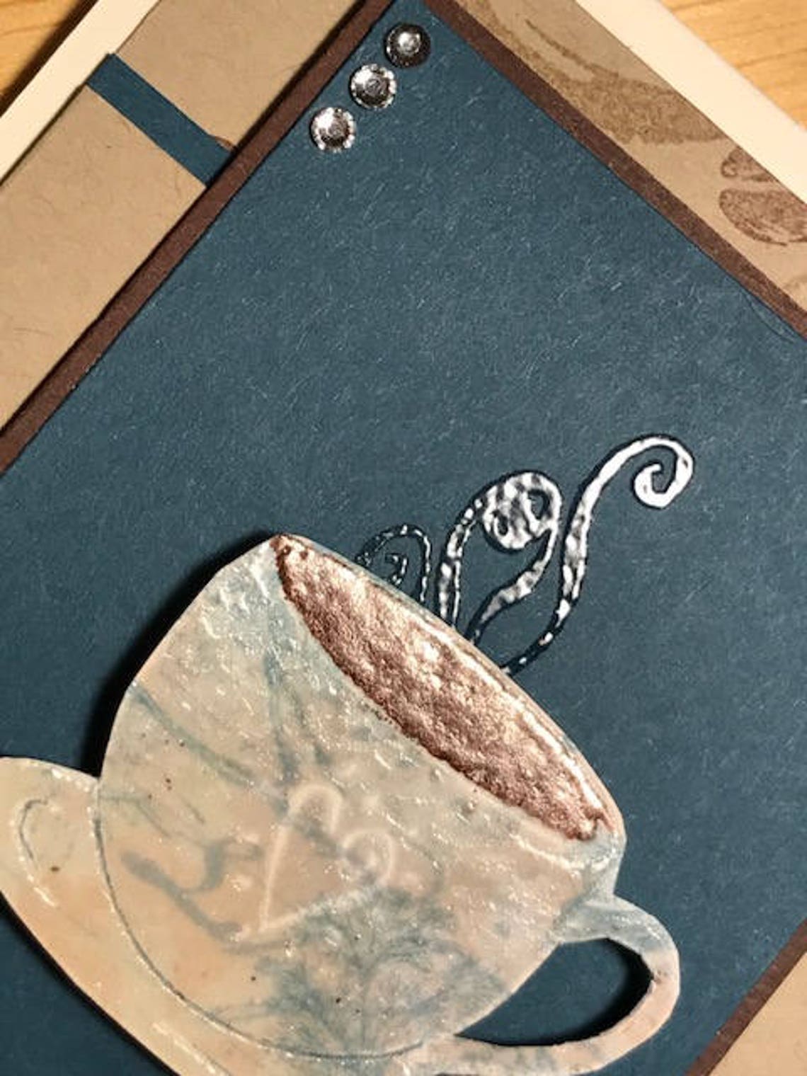 Coffee themed note card inspirational and coffee themed note | Etsy