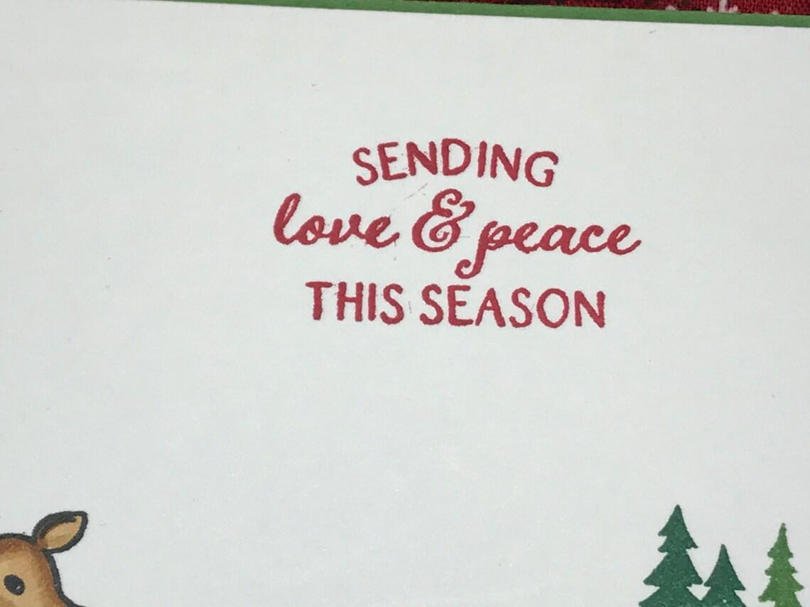 Merry Christmas Fun-fold Card - Etsy