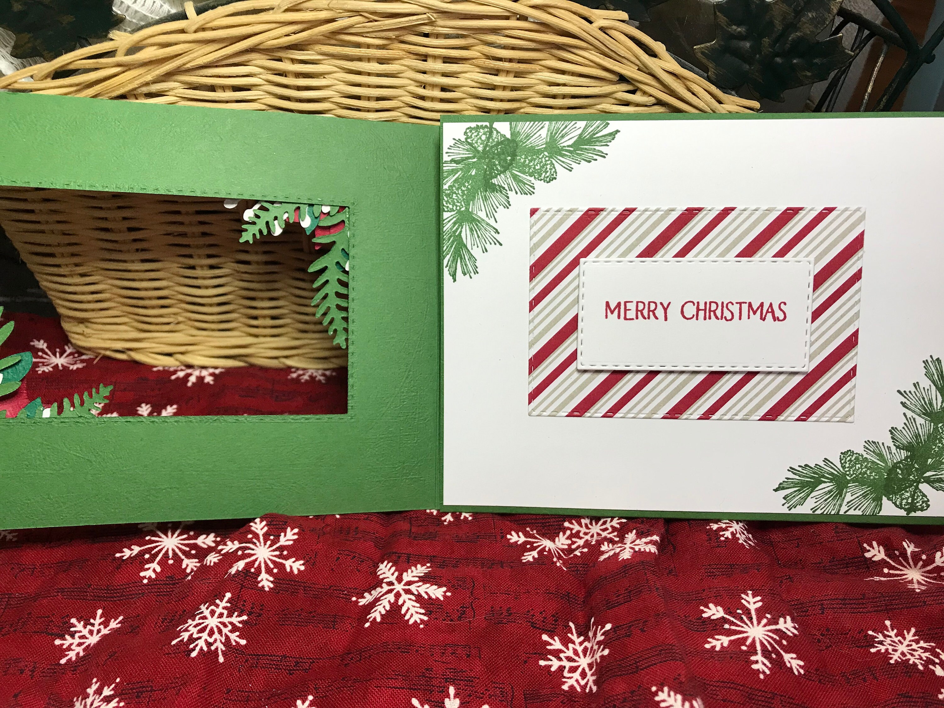 Merry Christmas Fun-fold Card - Etsy