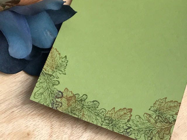 Fall Leaf Note Card - Etsy