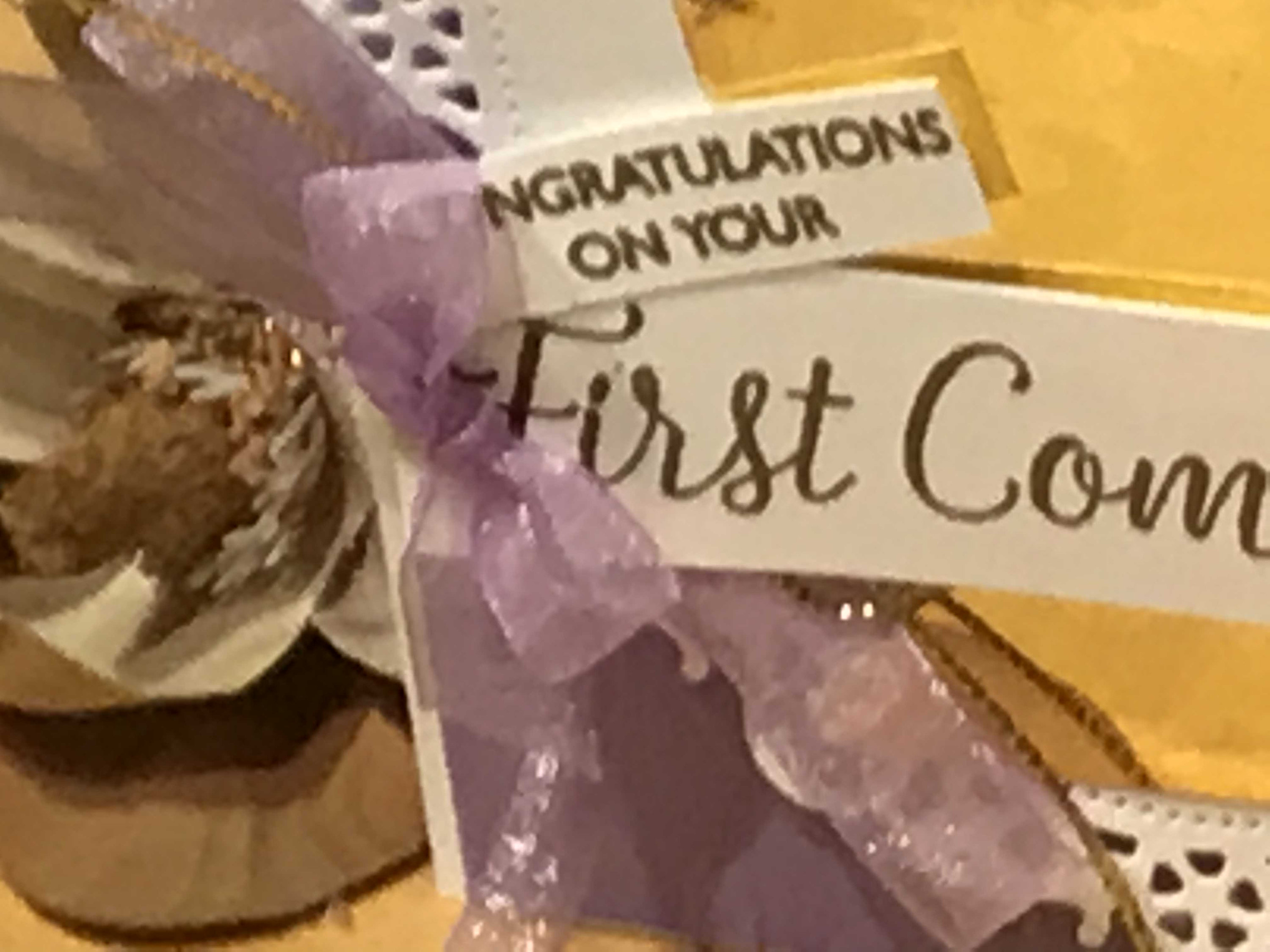 Congratulations on Your First Communion - Etsy