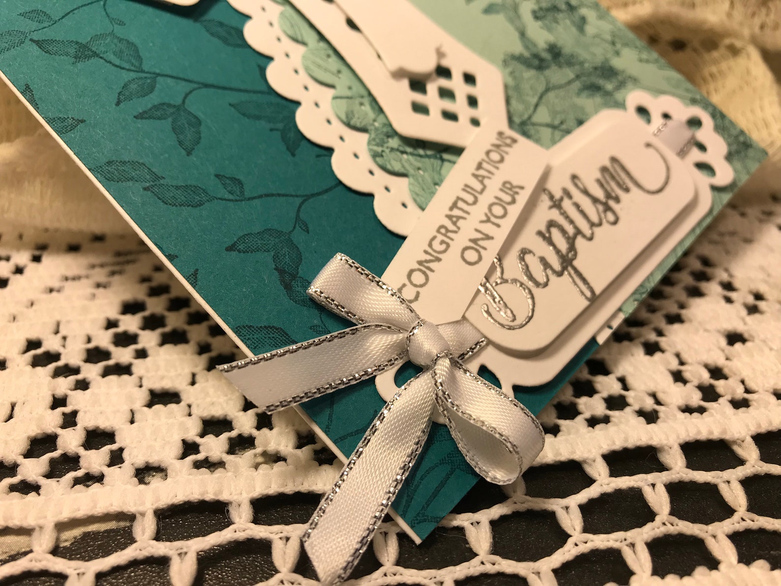 Baptism Card Congratulations on Your Baptism Card - Etsy