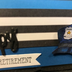 Police Retirement or Service Appreciation Card - Etsy