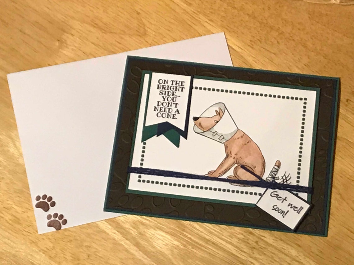 Funny Dog-themed Get Well Soon Card - Etsy