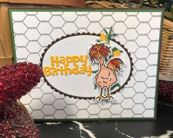 Chicken Pop up Card - Etsy