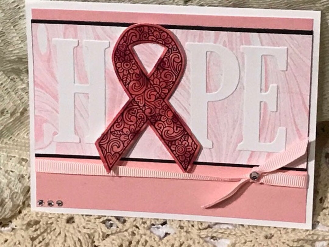 Breast Cancer Hope Card - Etsy