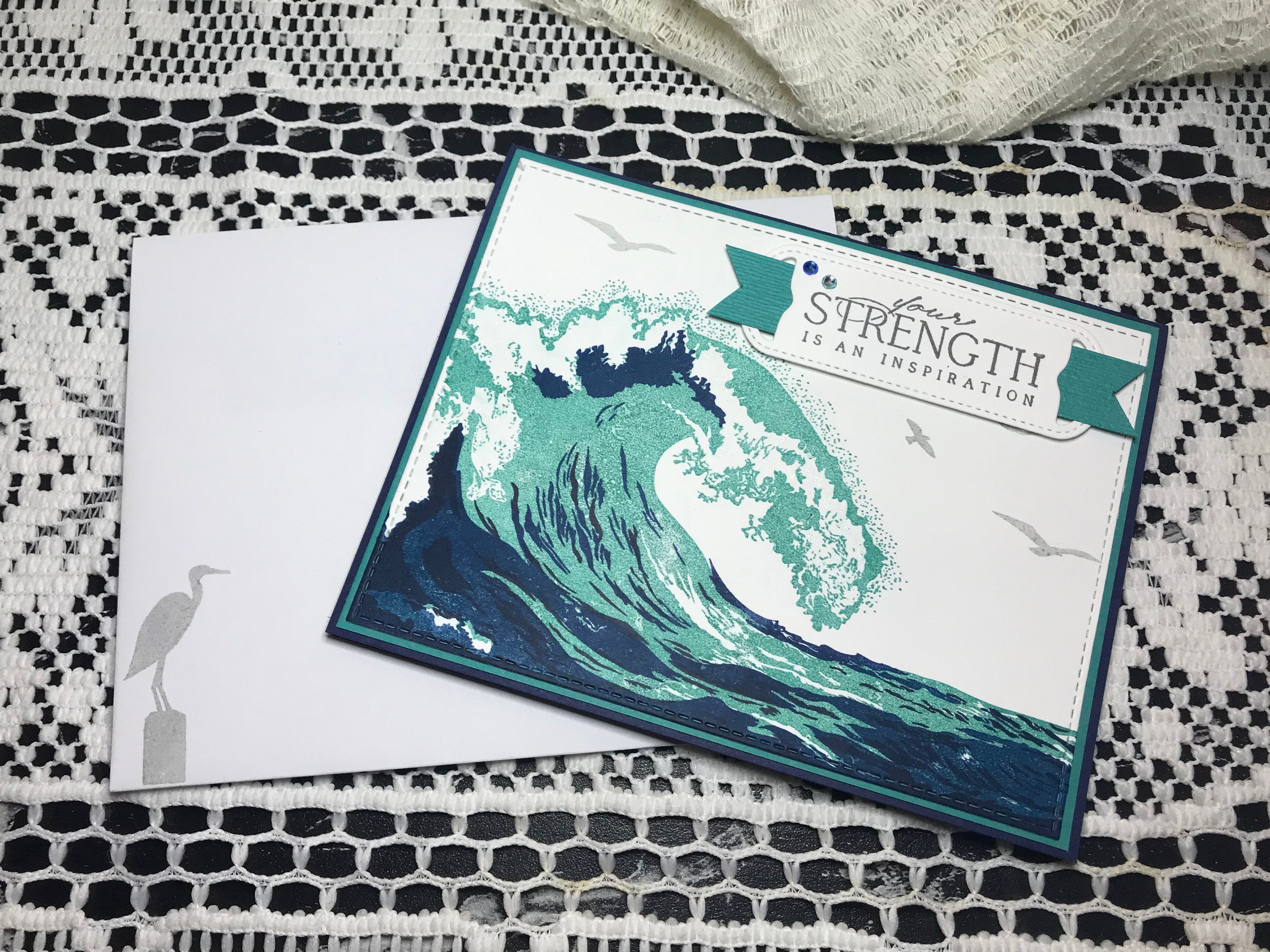 Your Strength is an Inspiration Wave Card - Etsy