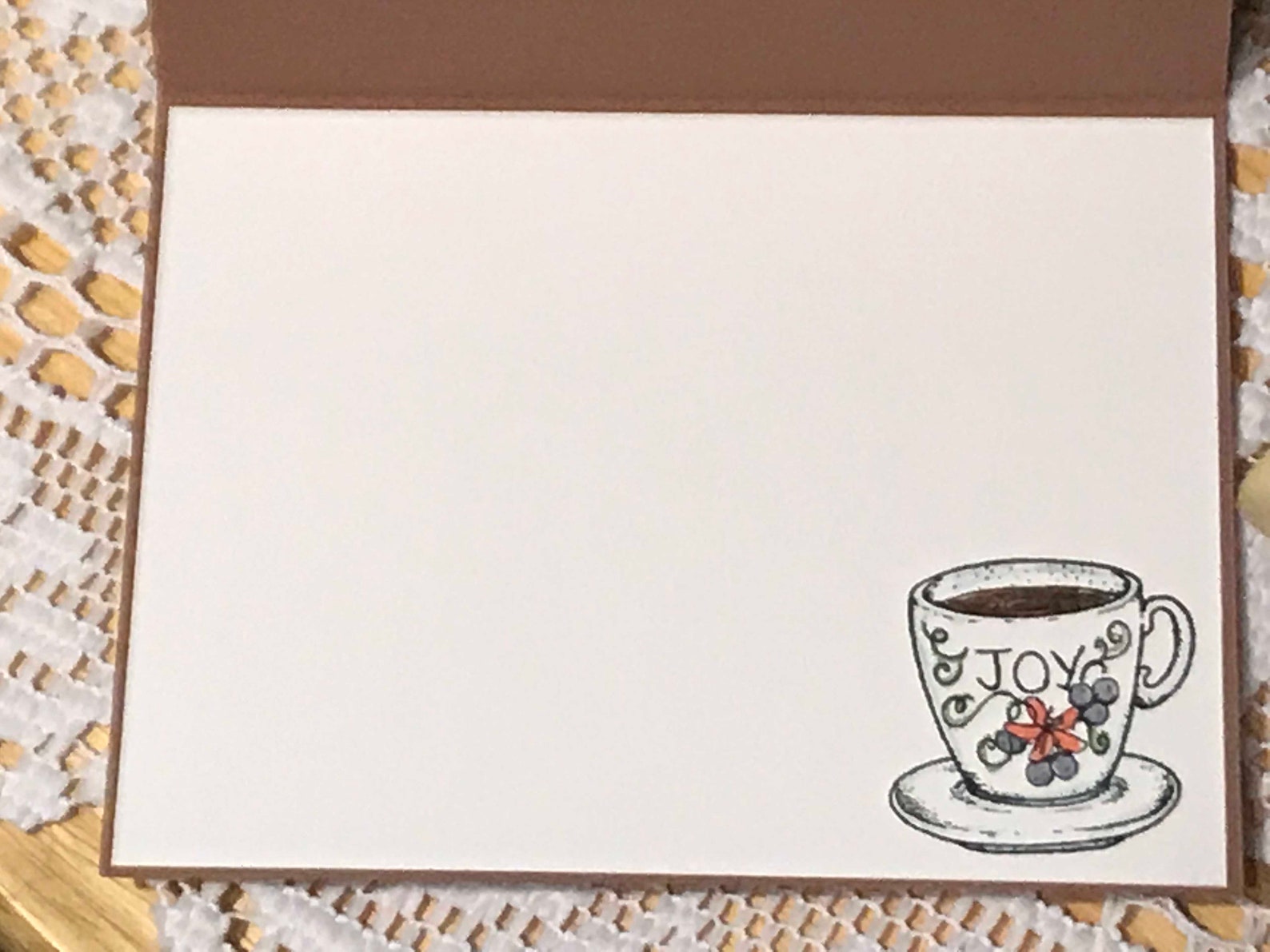 Thank You Card, Espresso My Thanks Card, Coffee Themed Thank You Card ...