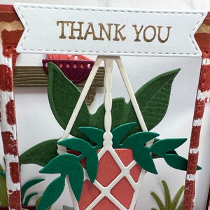 3-D Bay Window Thank You Card - Etsy
