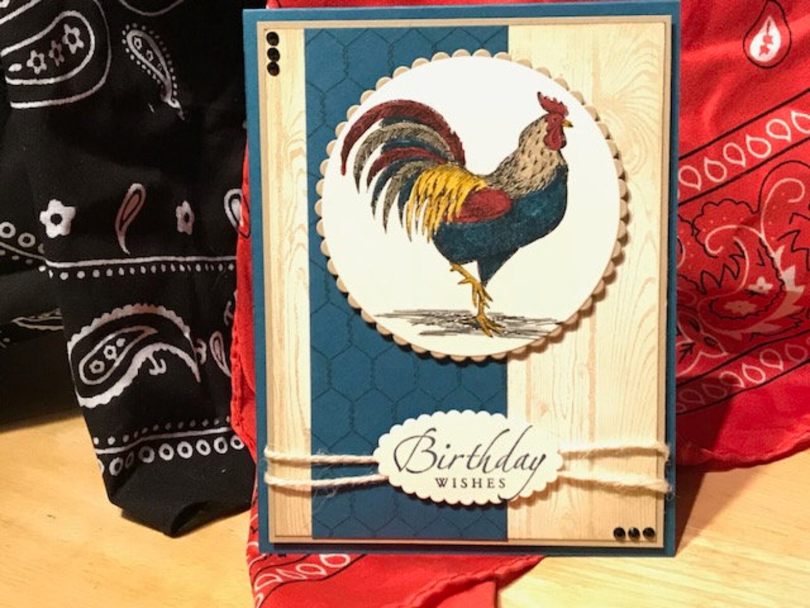 Rooster Birthday Card, Birthday Wishes Card, Farm Birthday Card ...