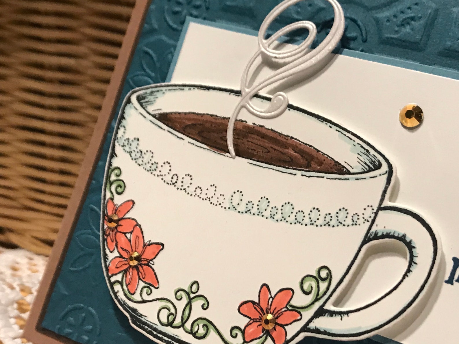 Thank You Card, Espresso My Thanks Card, Coffee Themed Thank You Card ...