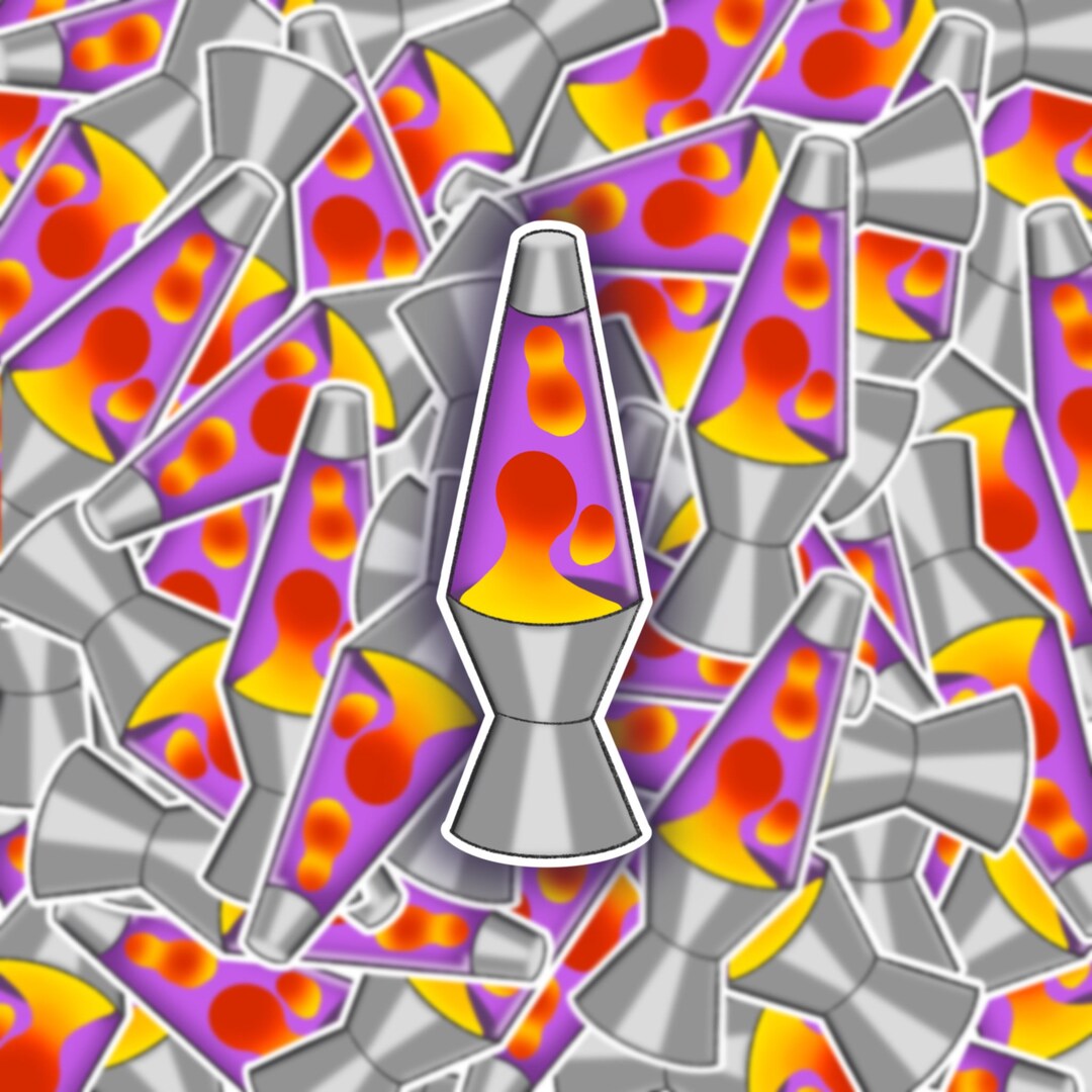 Lava Lamp Sticker / Vinyl Sticker / Waterproof Decal / Weather ...