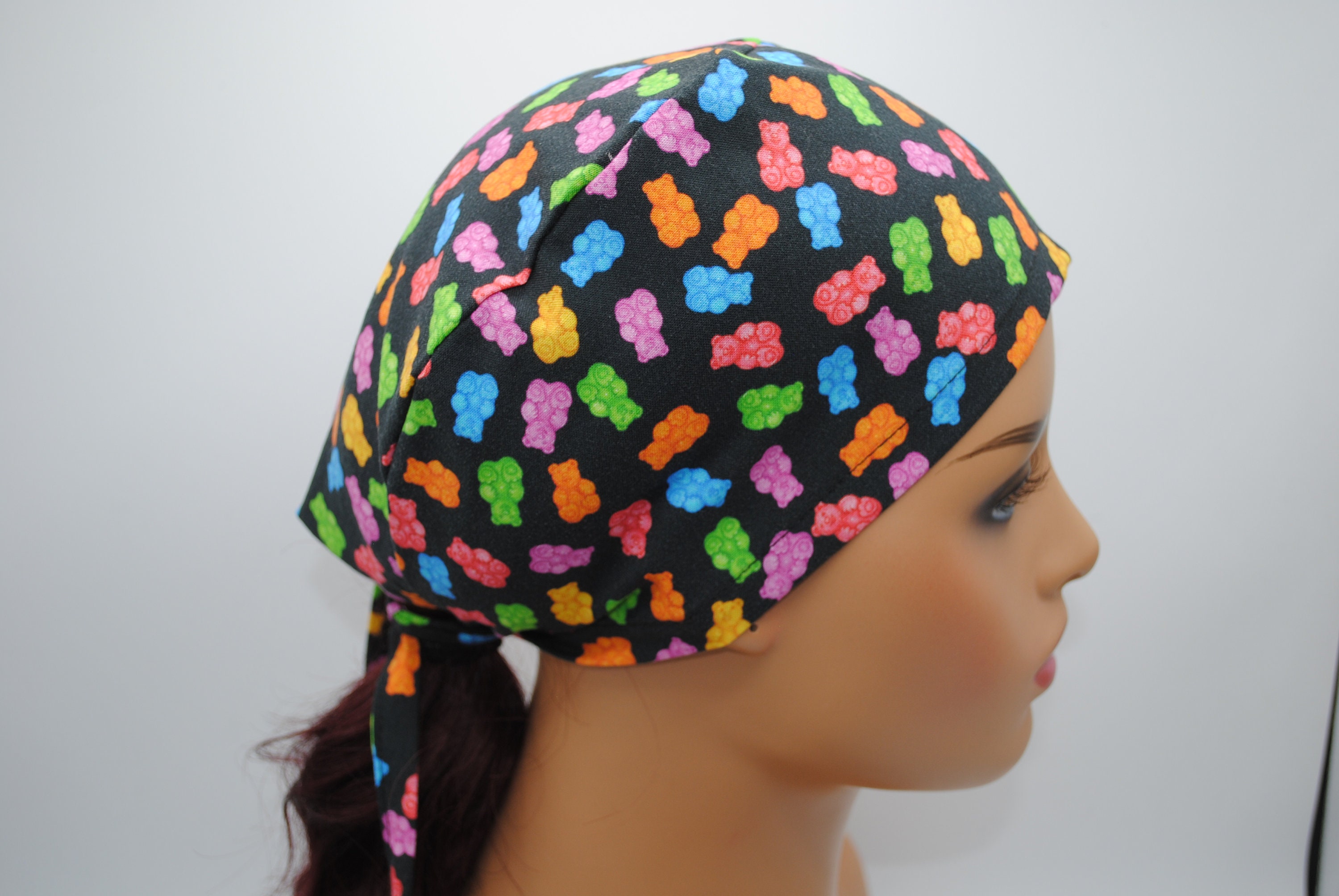Colorful Gummy Bears Surgical Scrub Cap Scrub Hat for Nurse - Etsy