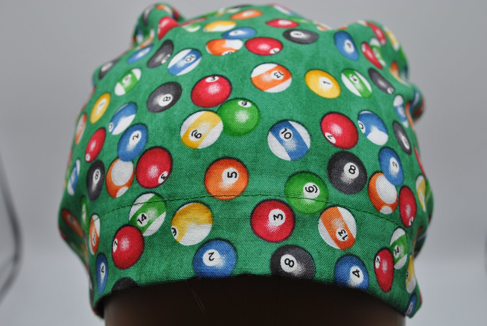 Billiard Pool Balls Surgical Scrub Cap for Longer Hair for - Etsy