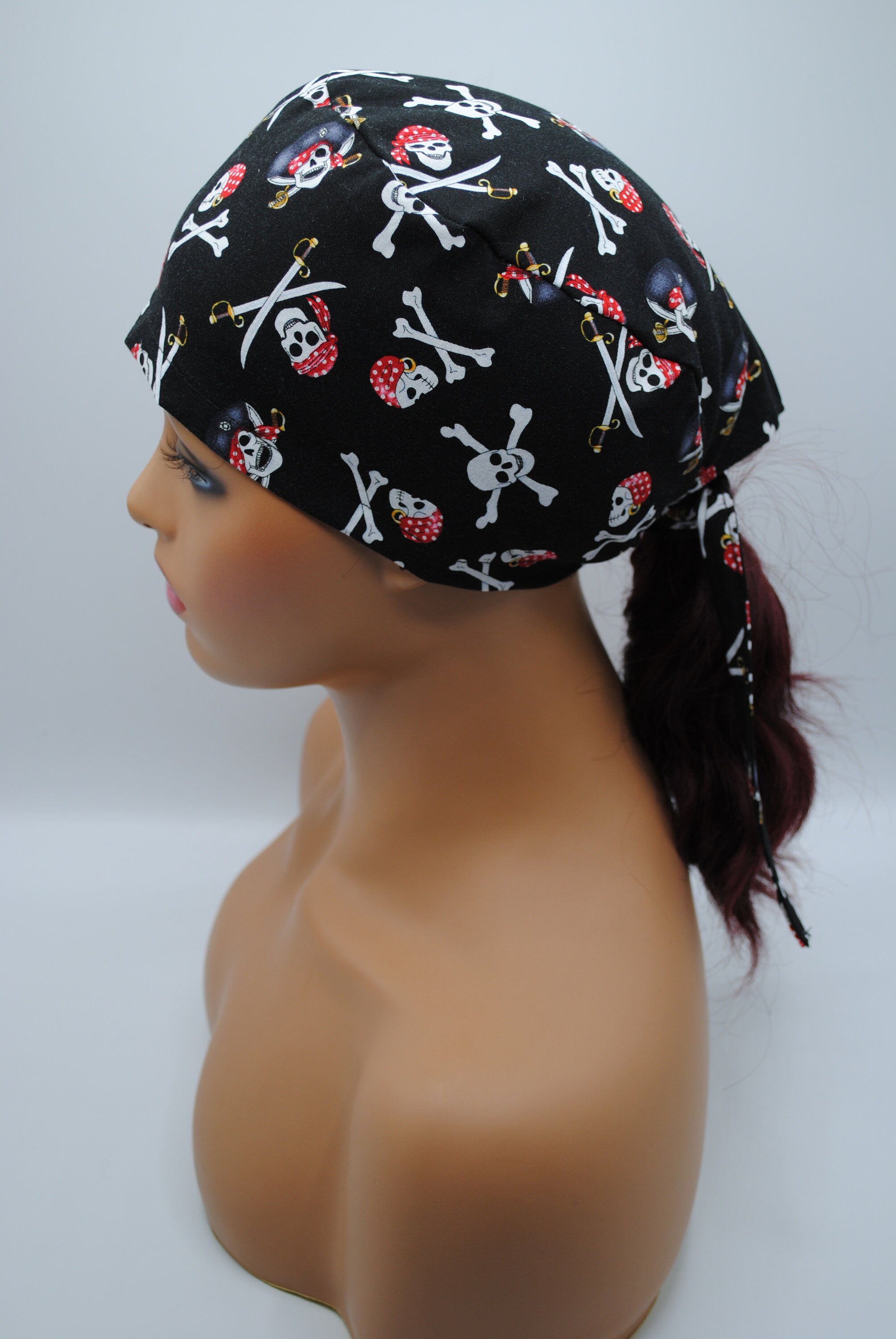Pirate Skull Surgical Scrub Cap for Nurse Doctor Men Women - Etsy
