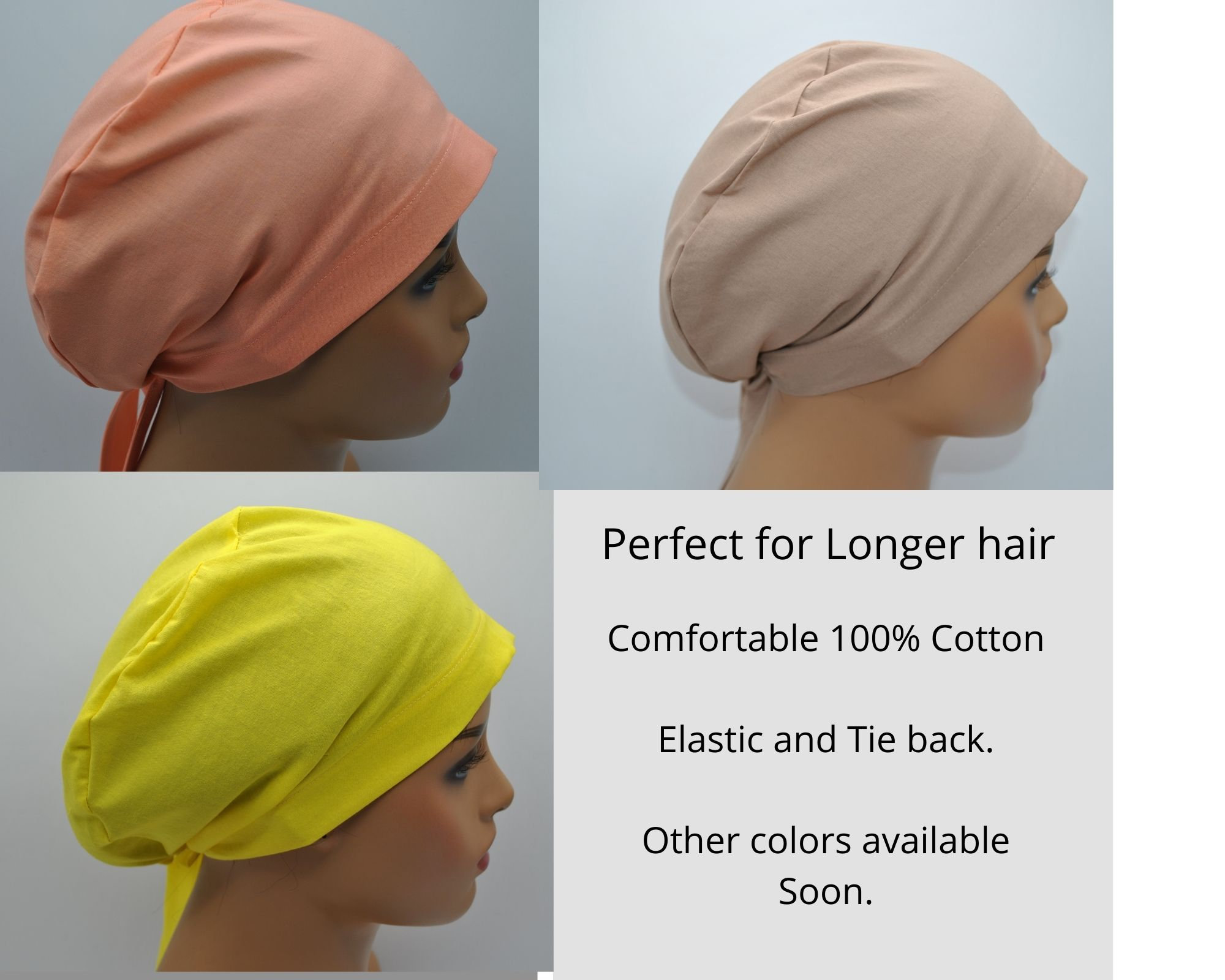 Solid Color Surgical Scrub Cap for Nurse, Doctor, Dentist, Veterinarian ...