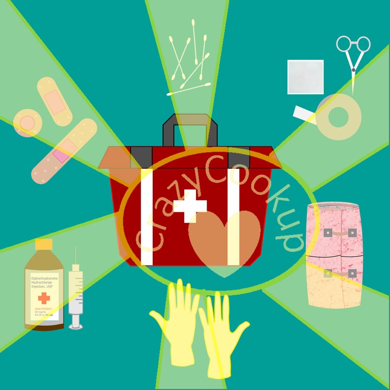 Medical / Nursing Digital Paper - Set of 12 - Etsy