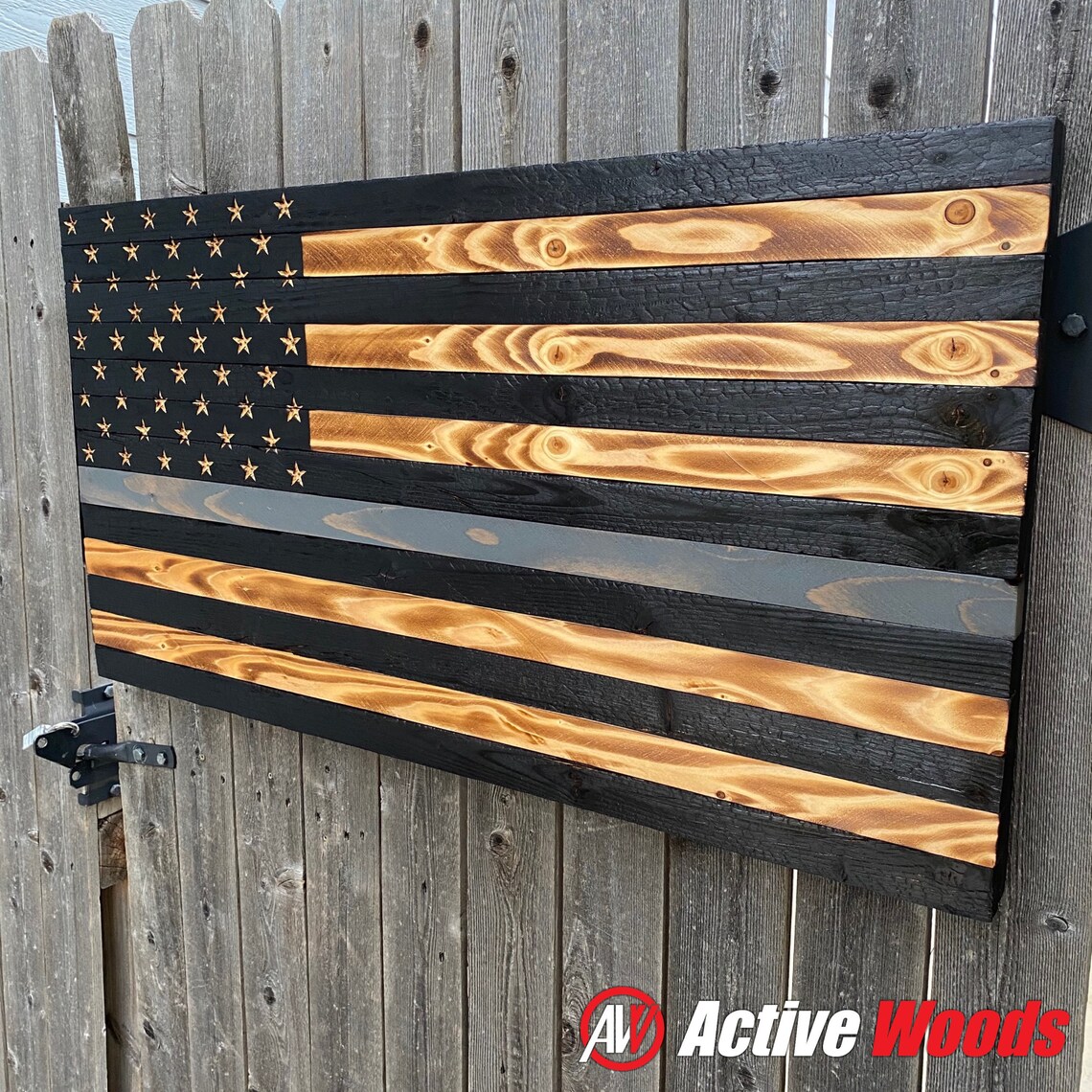 Thin Silver Line Correctional Officers Flag Etsy