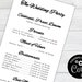 Traditional Wedding Ceremony Program | Elegant Catholic Wedding Program ...