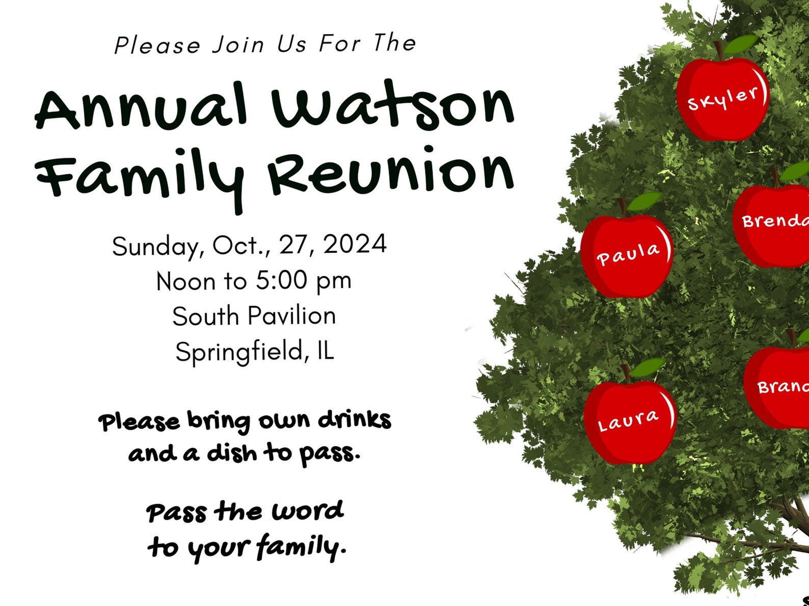 Family Reunion Invitations, Family Tree, Save the Date Family Reunion ...