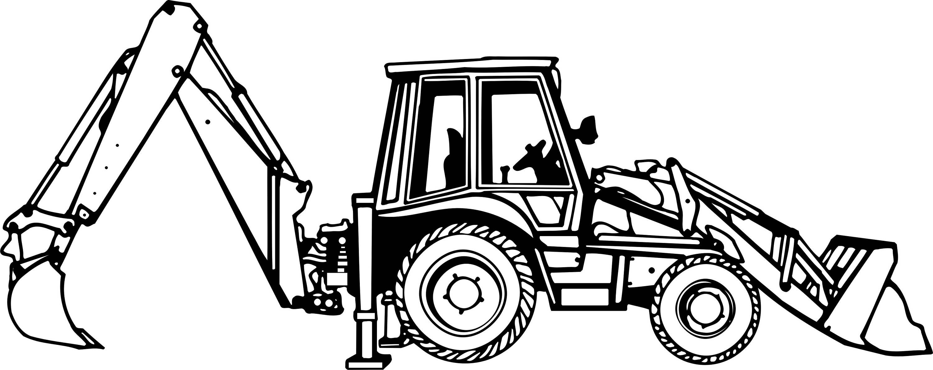 Backhoe SVG - Etsy