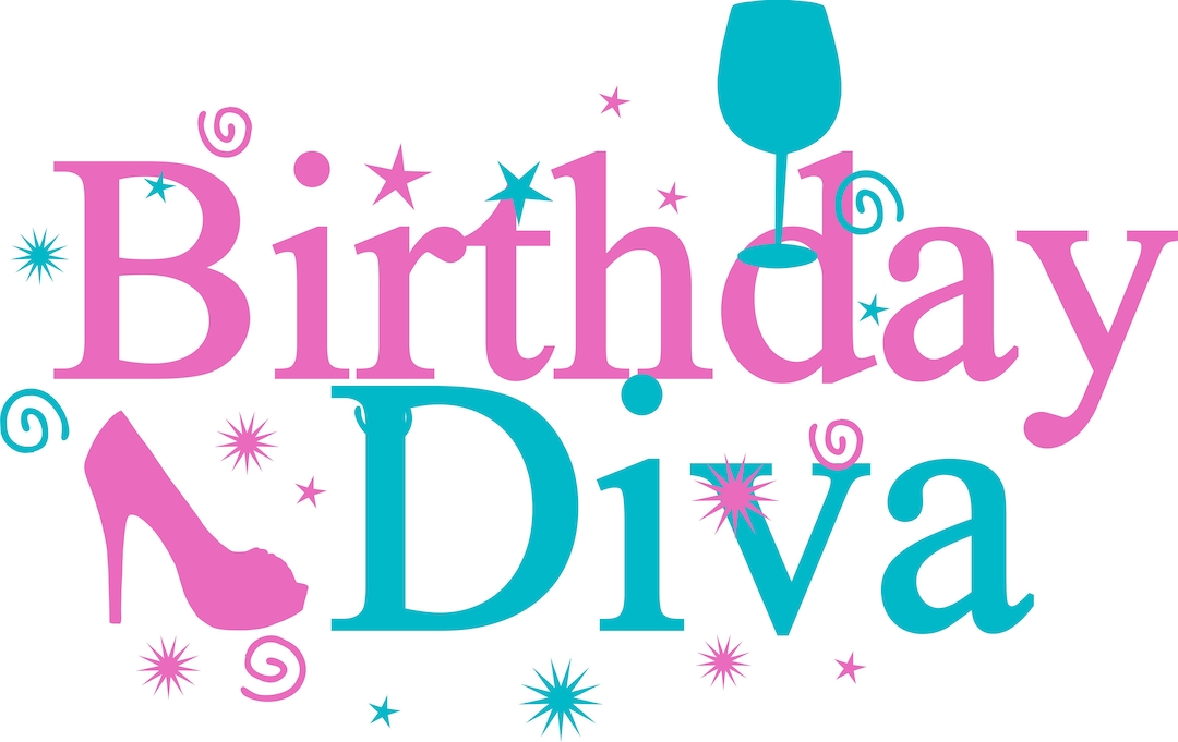 Birthday Diva PNG - Etsy
